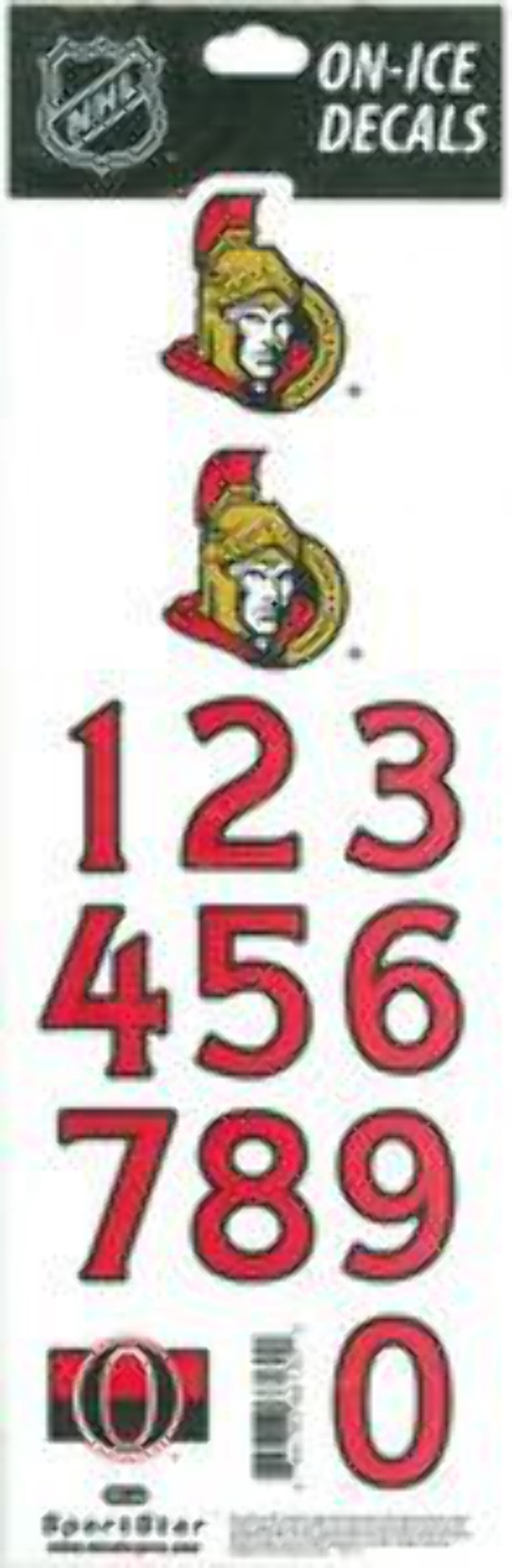 Sportstar Nhl Hockey Helmet Decals