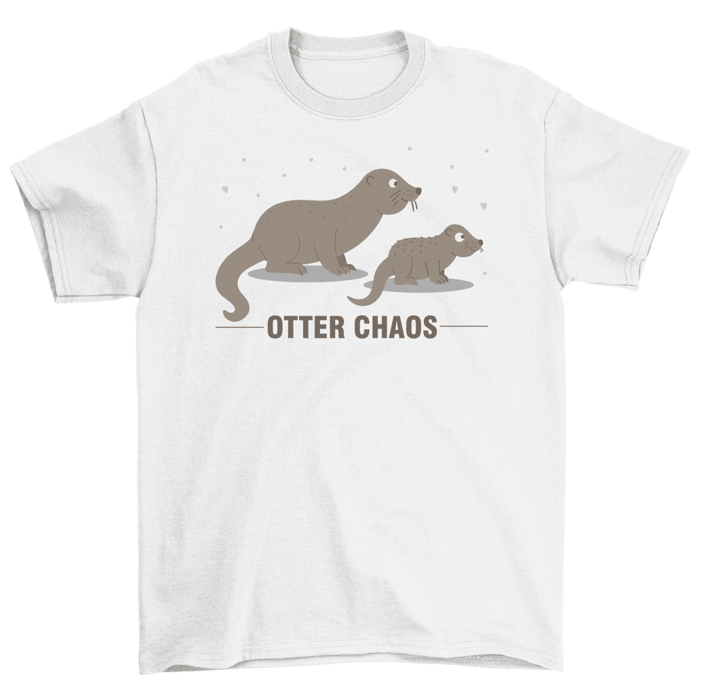 Otter Chaos T-Shirt Men Women Unisex - Walmart.com