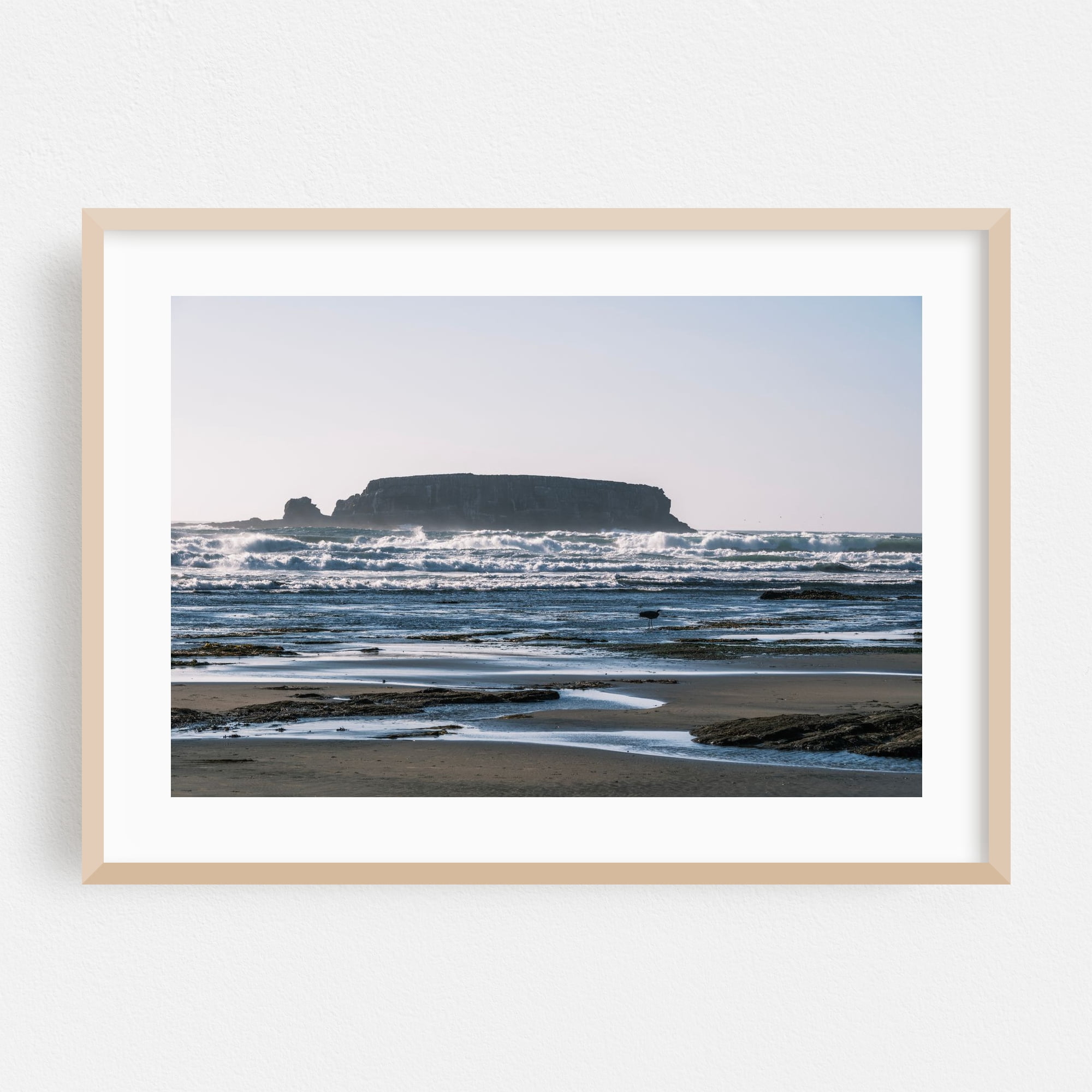 Otter Crest Heron - Otter Crest Beach Oregon Photography Seascape Waves ...
