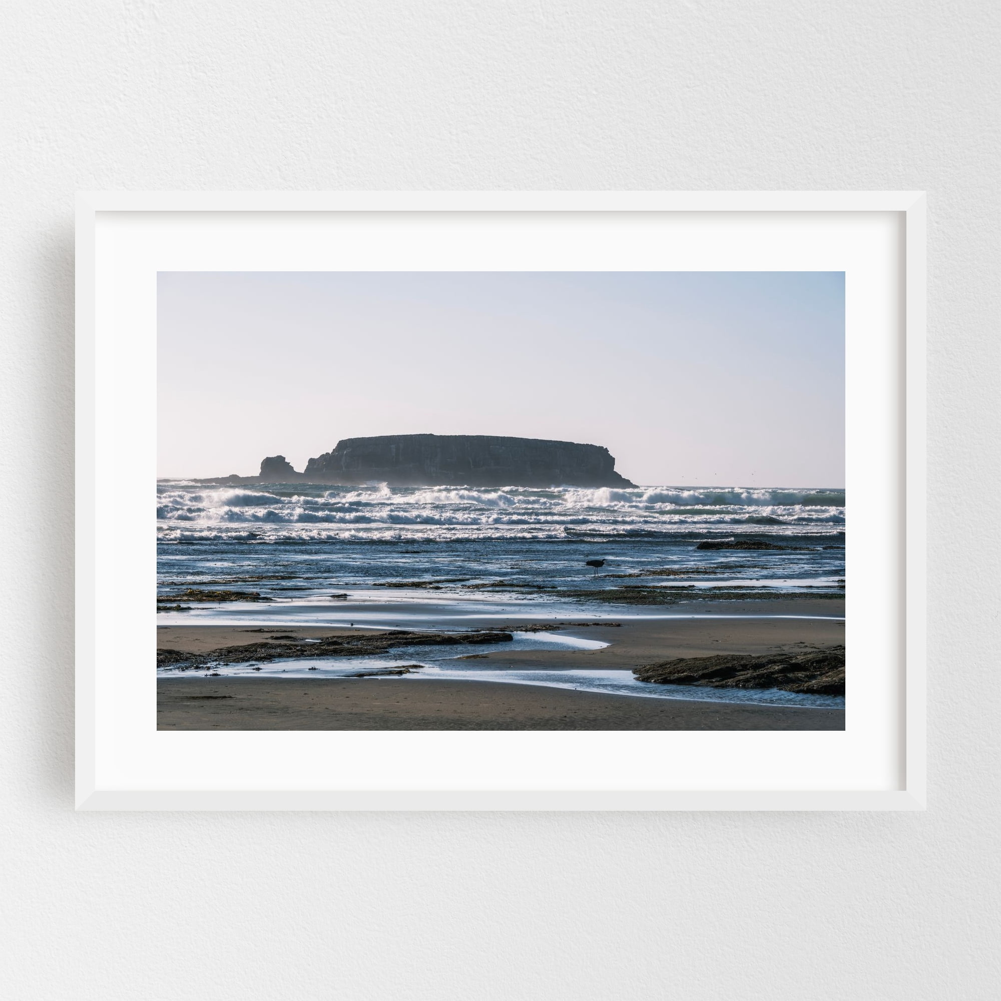 Otter Crest Heron - Otter Crest Beach Oregon Photography Seascape Waves ...