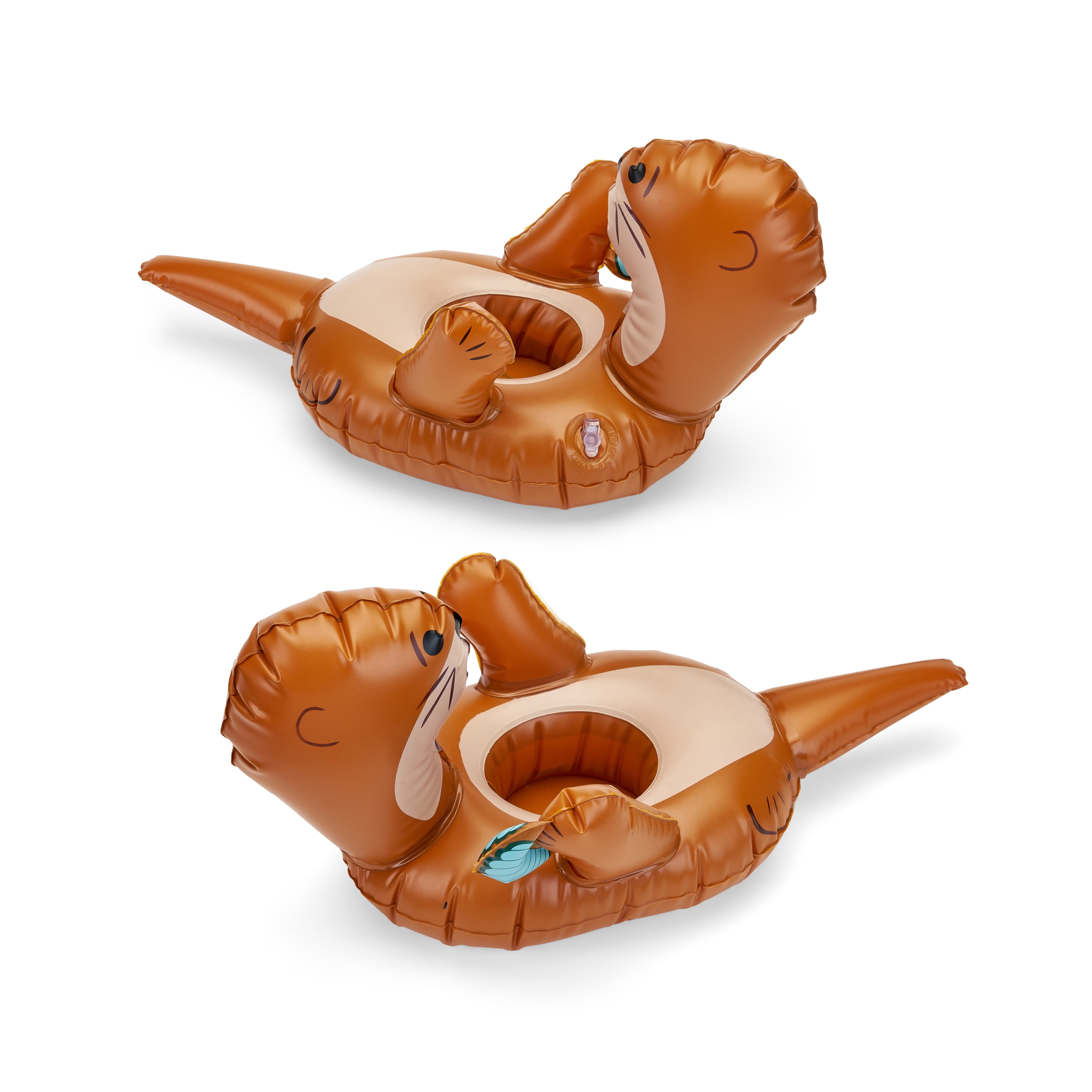 Otter Drink Floaties, set of 2 by TrueZoo - Walmart.com