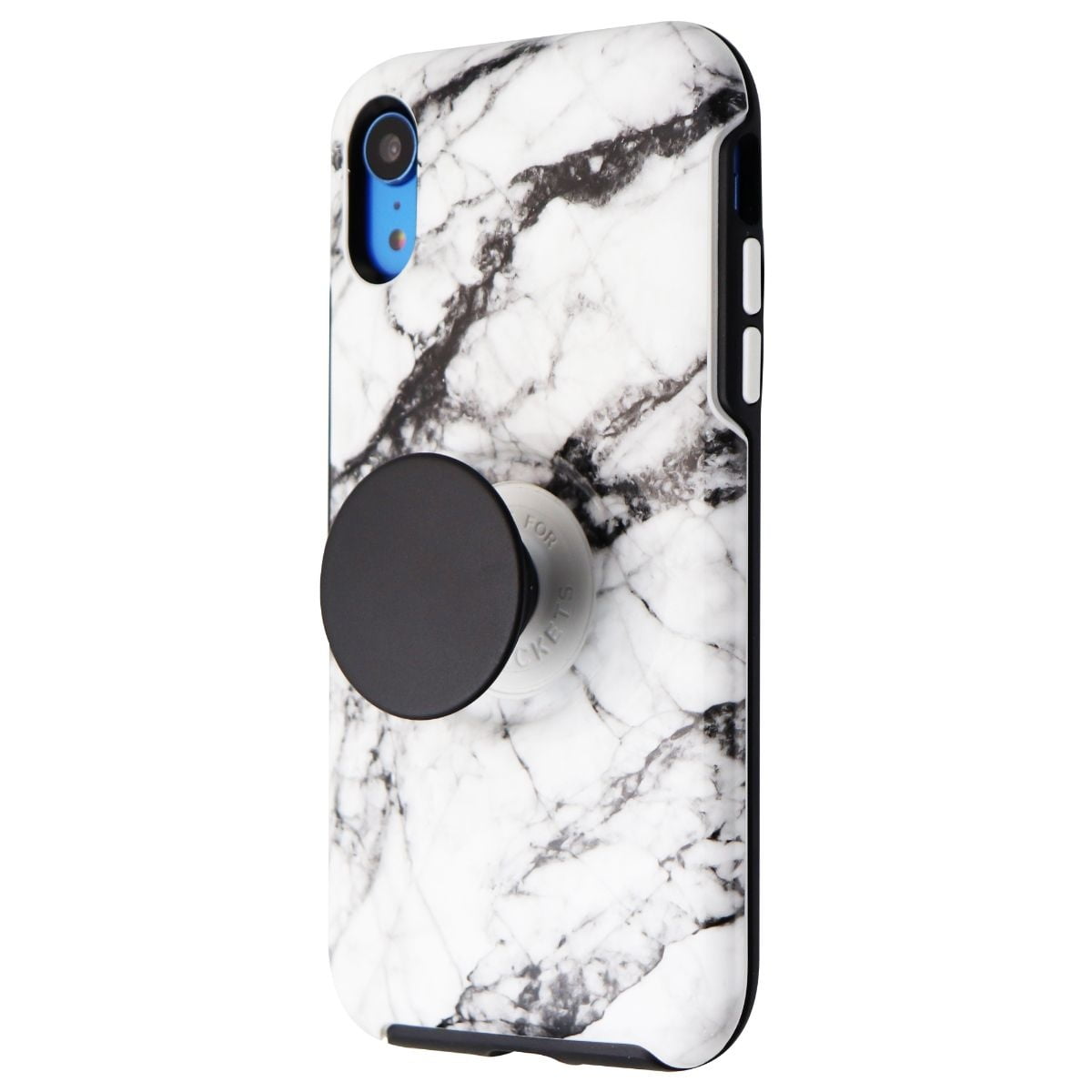 Otter + Pop Symmetry Series Phone Case for iPhone XR - White Marble ...