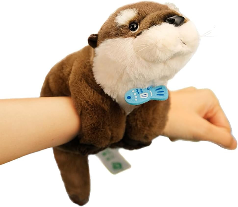 Otter Stuffed Plush Toy, Asian Otter Plush Slap Bracelet, Otter ...
