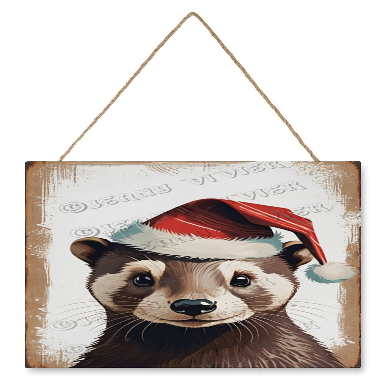 Otter Wood Hanging Sign for Bedroom Living Room, Wood Wall Art, Funny ...