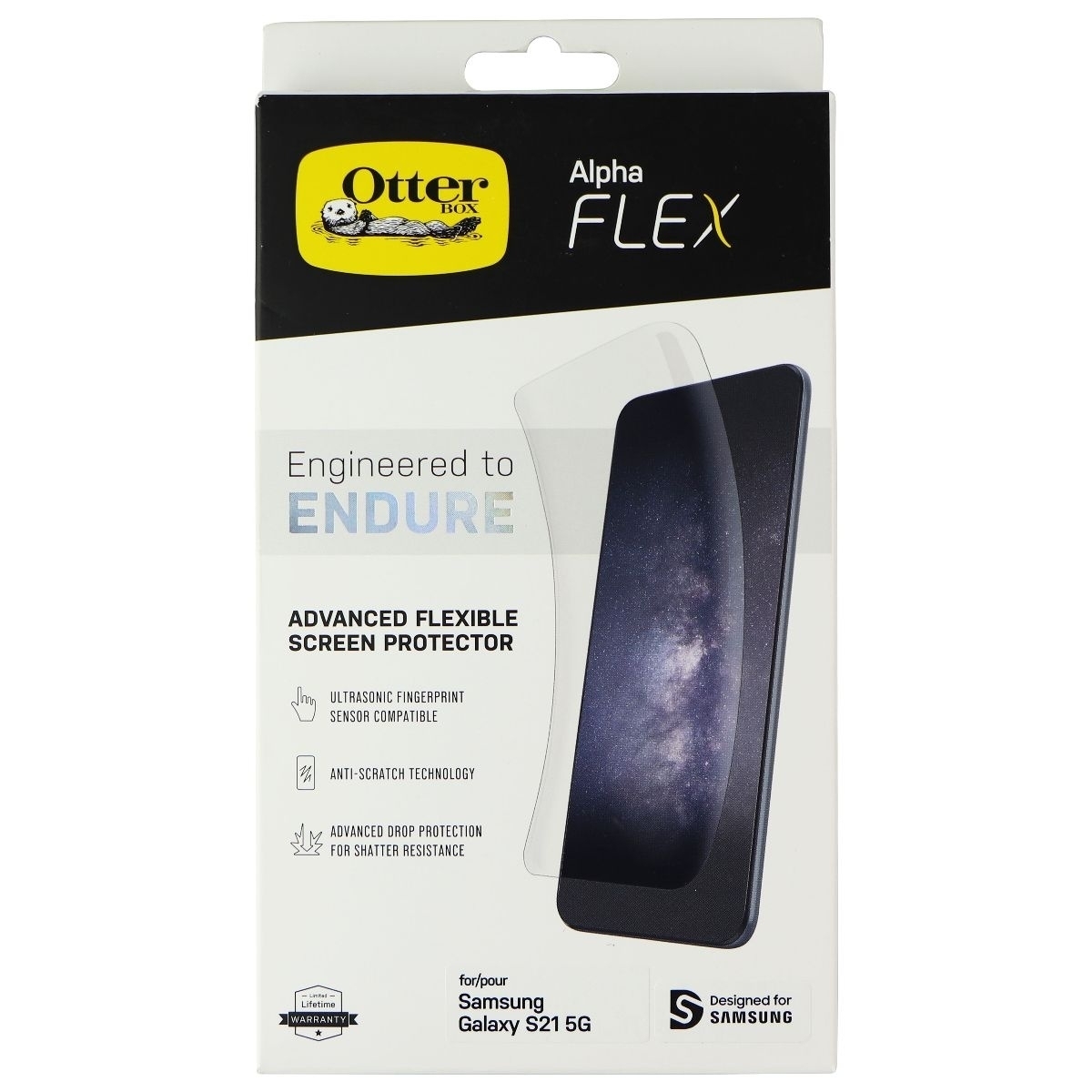 OtterBox Alpha Flex Advanced Flexible Screen Protector for Samsung ...
