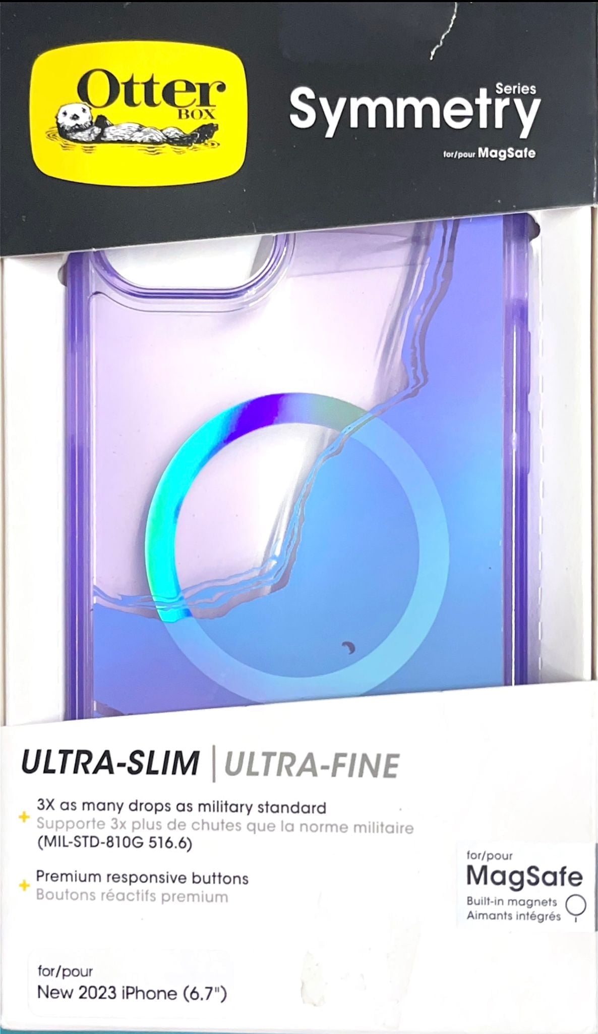 OTB OtterBox Symmetry Series Case, MagSafe Compatible, iPhone 15 Plus, Galactic Dreaming ...