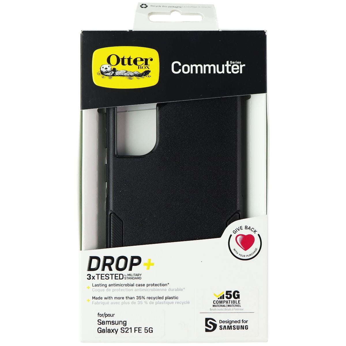 OtterBox Commuter Series Antimicrobial Galaxy S21 FE 5G Case 77-84122 ...