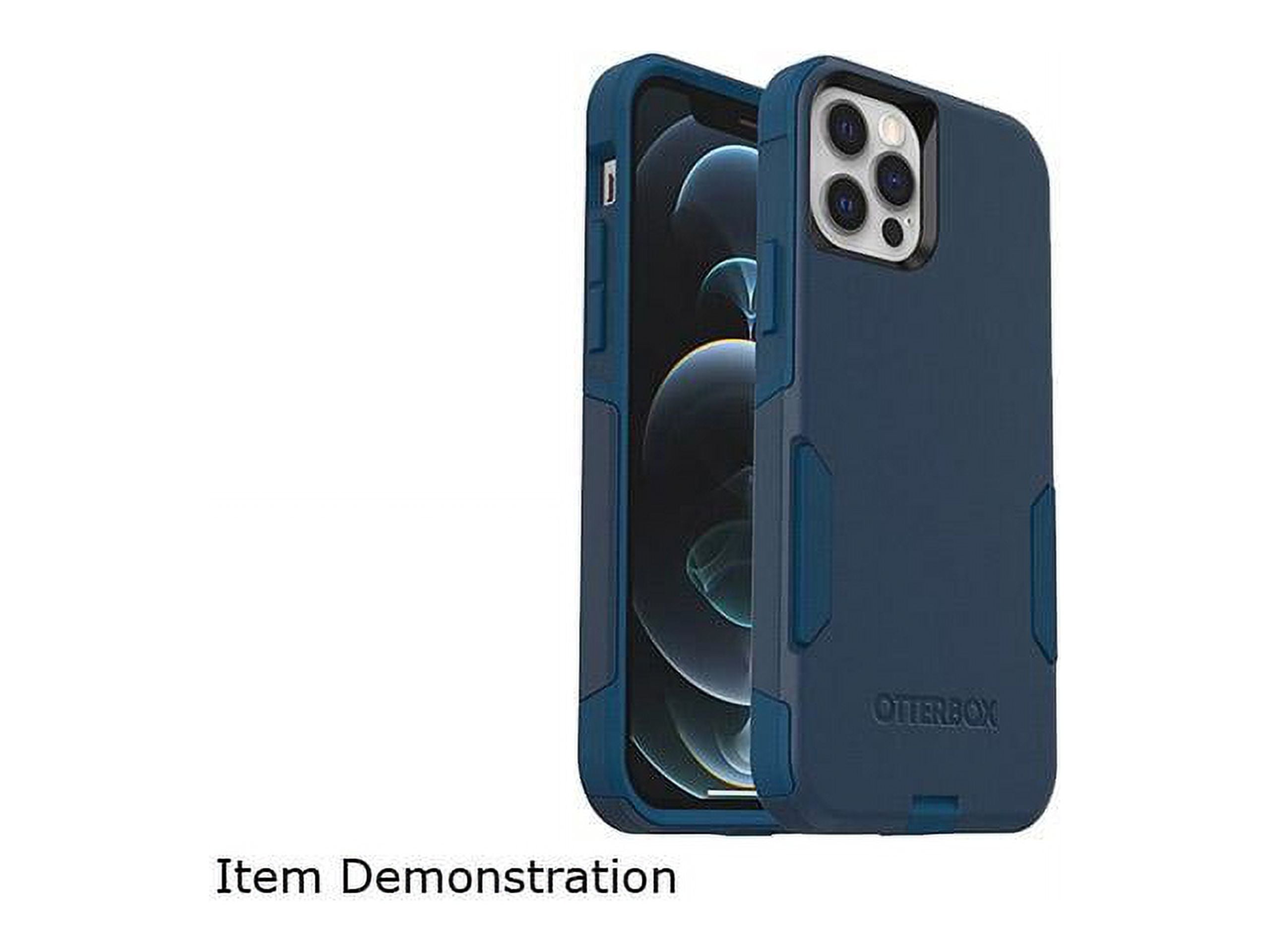 OtterBox Commuter iPhone 12/12 Pro Case, Bespoke Way Blue, Antimicrobial, Dual Layer, 77-65406 ...