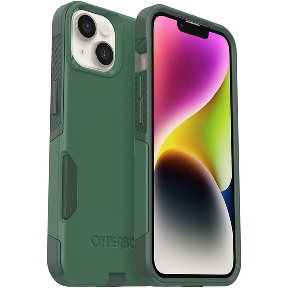 OtterBox Commuter Series Case for iPhone 14 & 13, Green, Drop+ ...