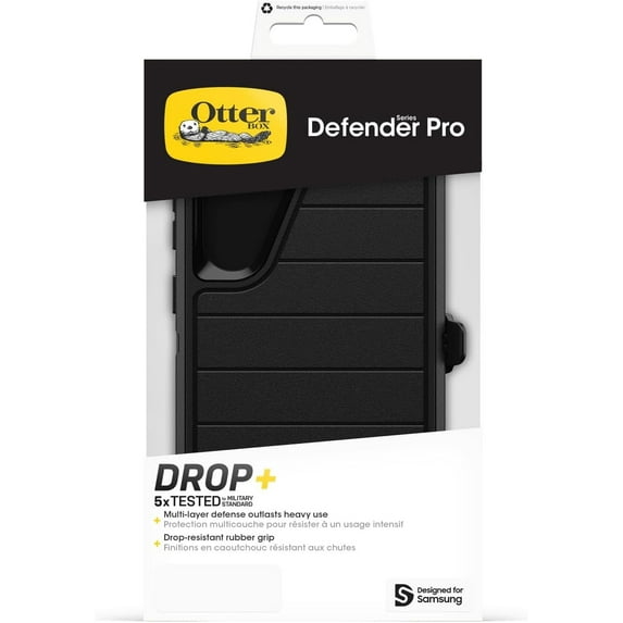 OTB OtterBox Defender Pro Case, Holster Compatible Galaxy S24+, Black ...