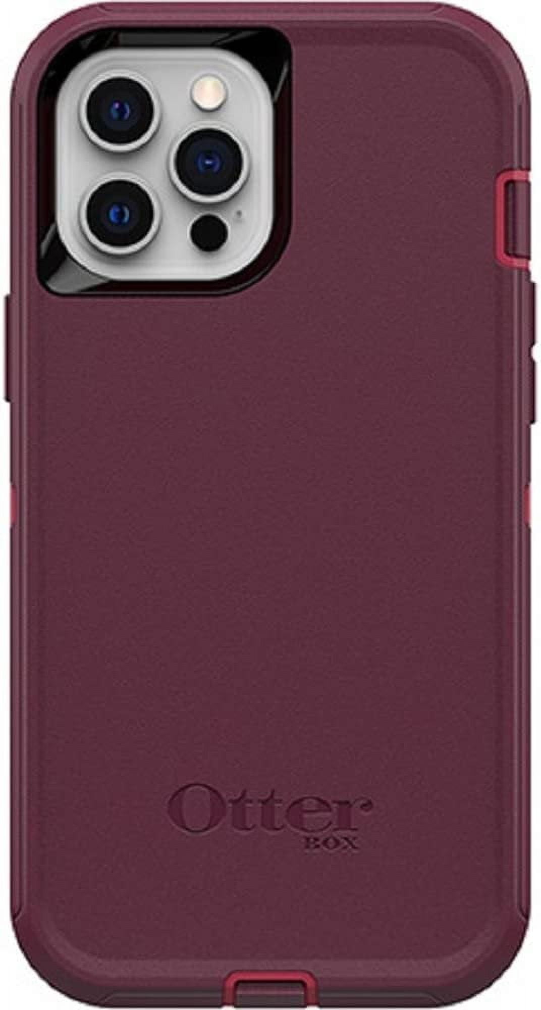 OtterBox Defender Series Case & Holster for iPhone 12 Pro Max - Berry ...