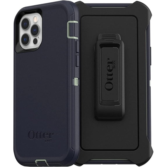 OtterBox Defender Case for iPhone 12/12 Pro - Varsity Blues, Screenless ...