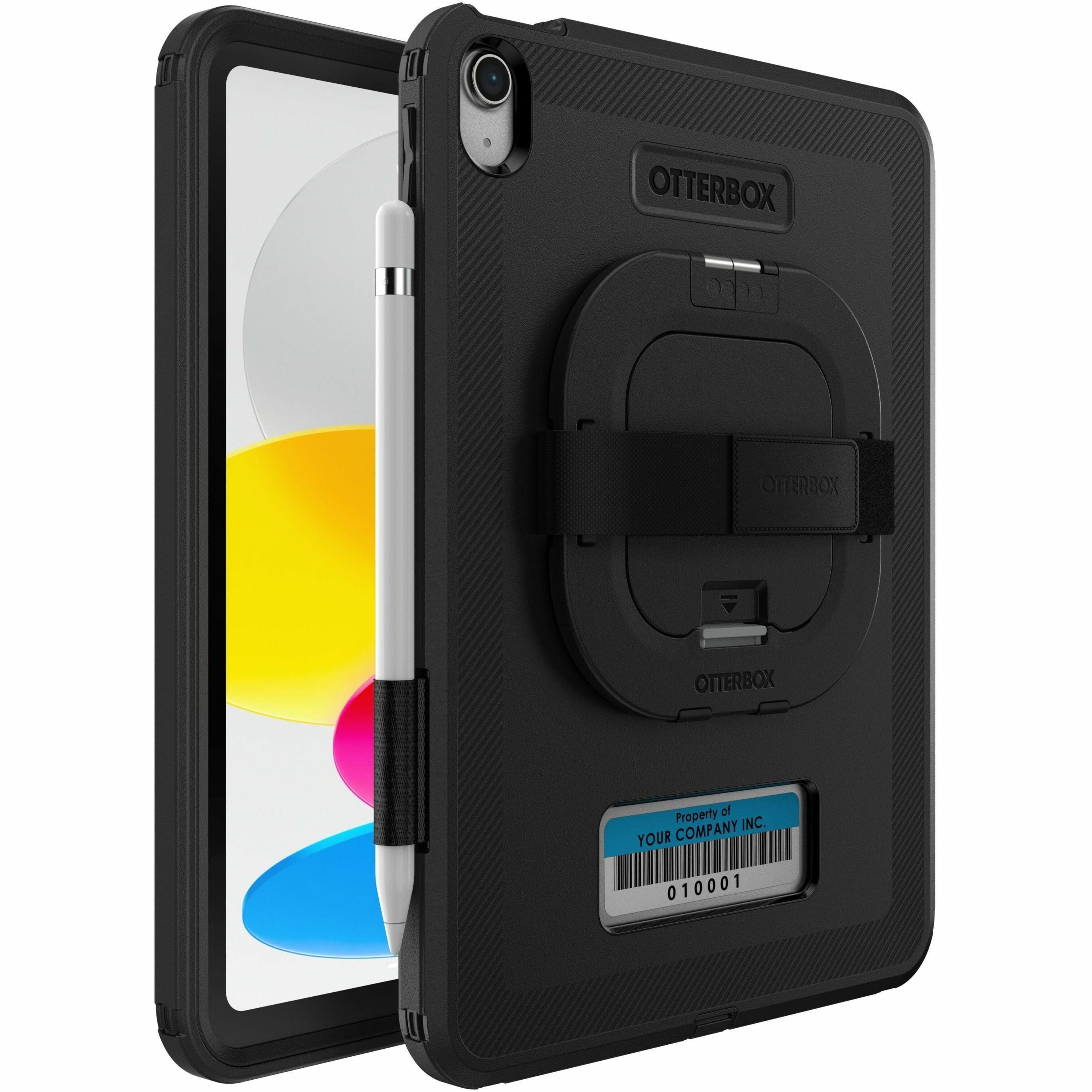 OtterBox Defender for business with kickstand/handstrap for iPad 10th ...