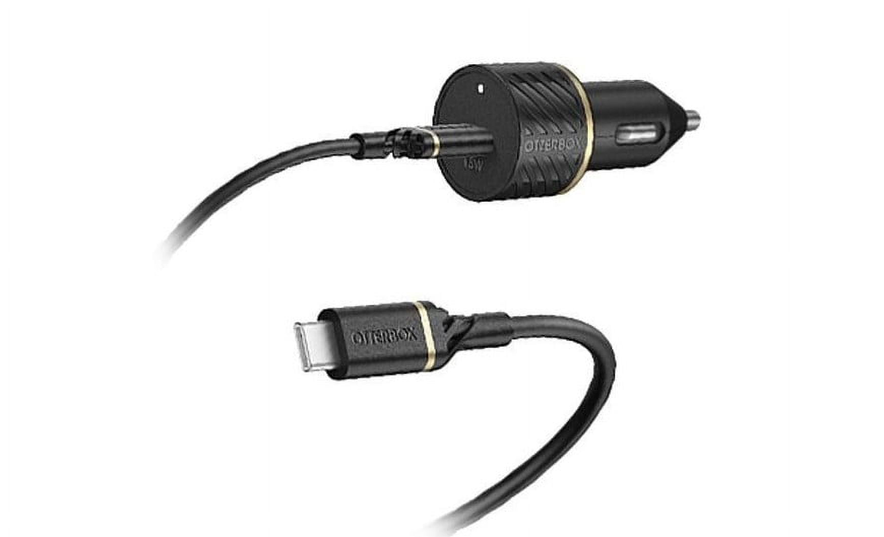 OtterBox Fast Charge Car Charging Kit 18W & USB-C to USB-C 1M Cable ...