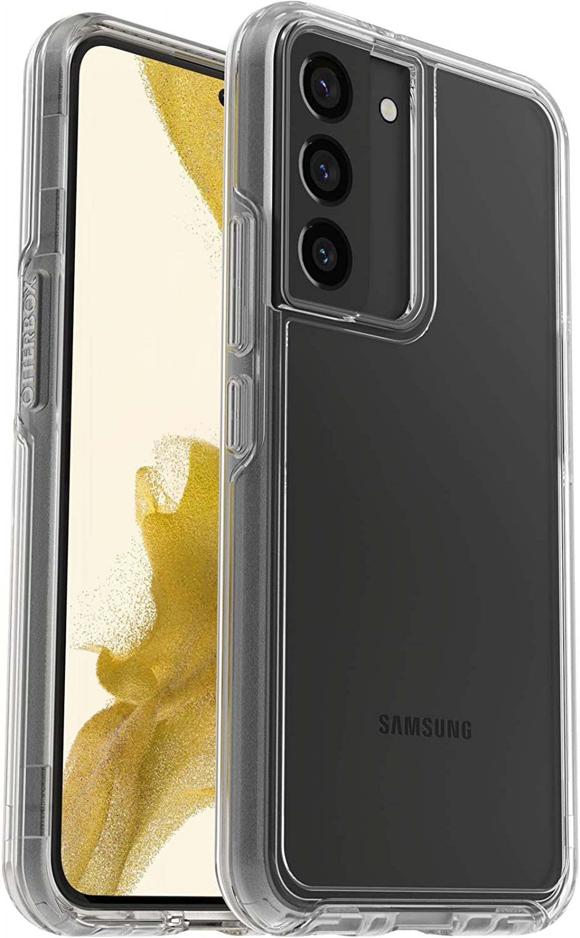 OtterBox Galaxy S22 Symmetry Series Case - CLEAR, Ultra-sleek, Wireless ...