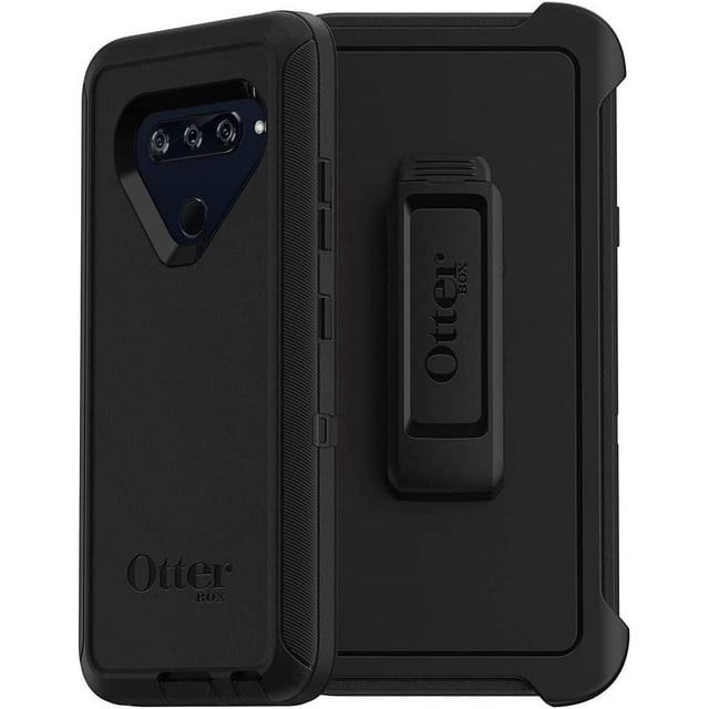 OtterBox LG V40 ThinQ Defender Series Case - BLACK, rugged & durable ...
