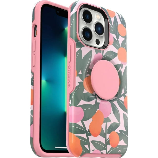 OtterBox + Pop Symmetry Series Case for iPhone 13 Pro Only - Non-Retail Packaging - Stay Peachy ...