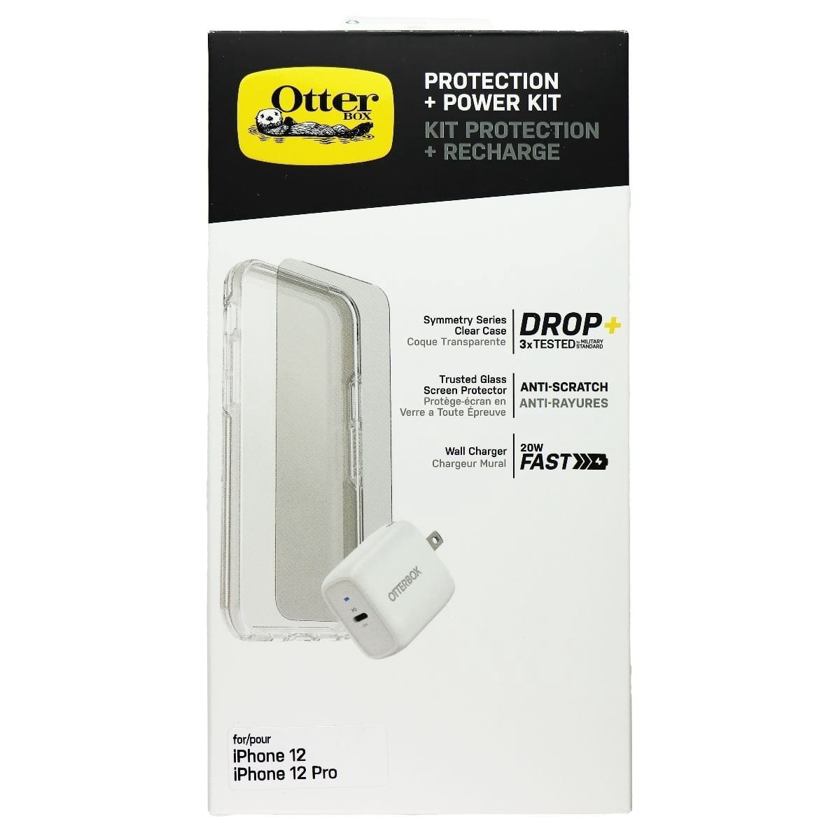 OtterBox + Power Kit for iPhone 12 / 12 Pro - Clear - Walmart Business ...