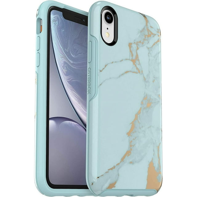 OtterBox SYMMETRY SERIES Case for Apple iPhone XR - Teal Marble ...