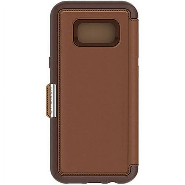 OtterBox Samsung Galaxy S8 Plus Strada Series Folio Case, Burnt Saddle ...