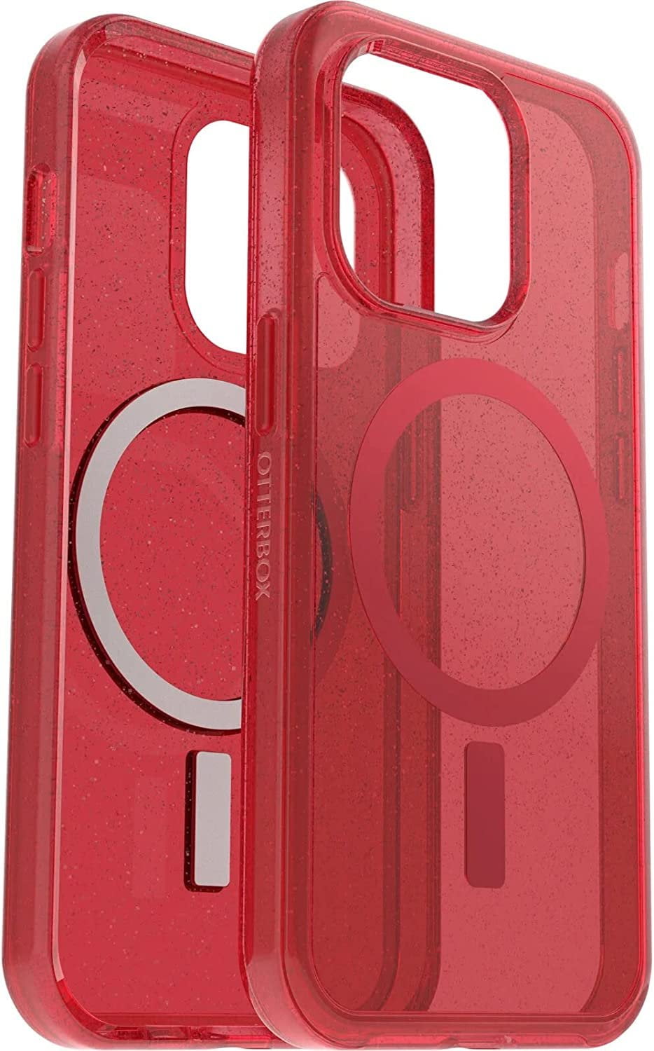 OtterBox Symmetry Series+ Clear Antimicrobial Case with Magsafe for iPhone 14 Pro Only - Non ...