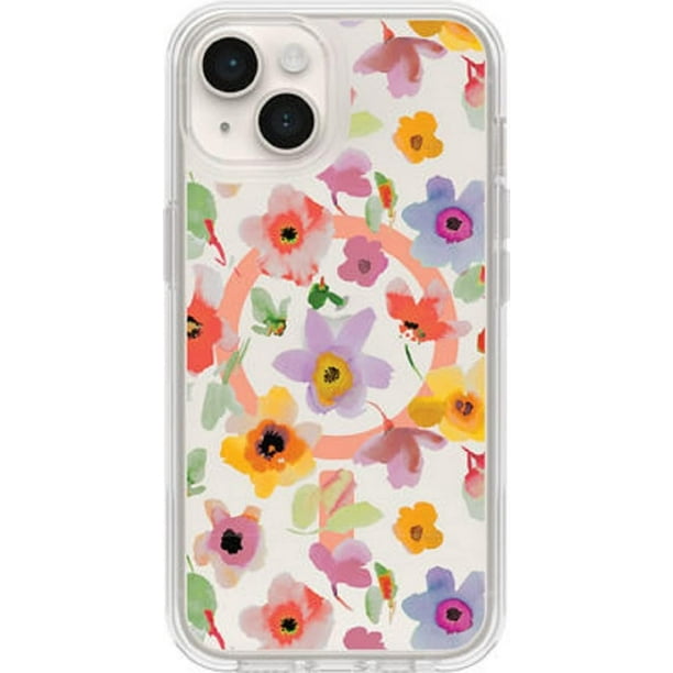 OtterBox Symmetry Series+ Clear Antimicrobial Case with Magsafe for iPhone 14 & iPhone 13 Only ...