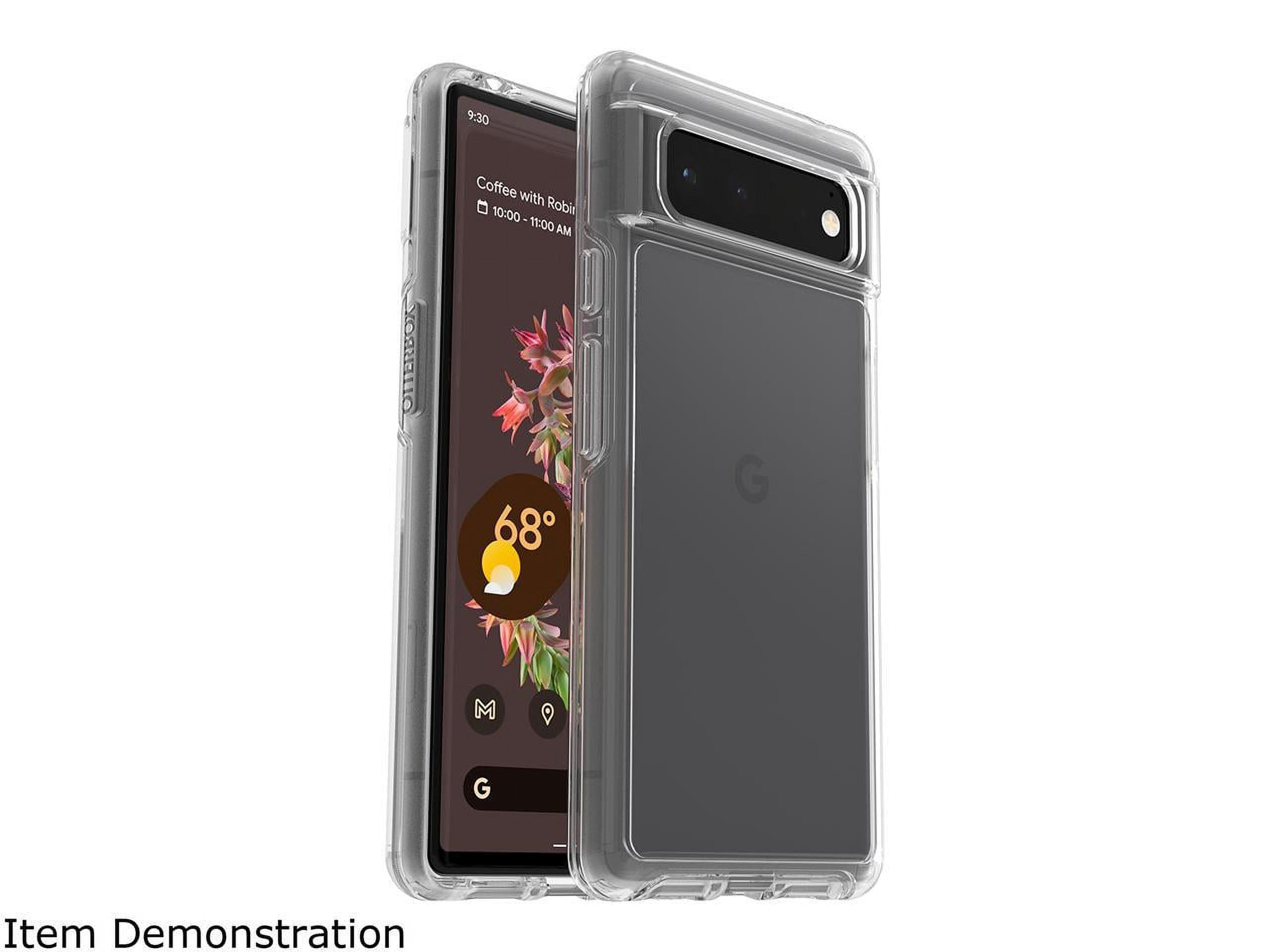 OtterBox Symmetry Series Clear Antimicrobial Clear Pixel 6 Case 77 ...