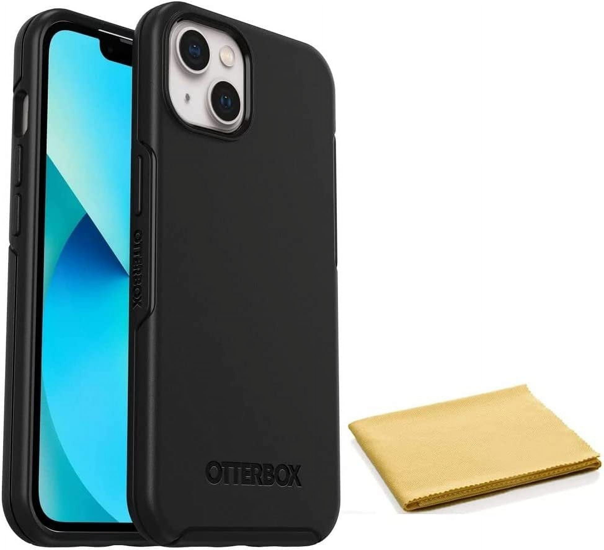 OtterBox Symmetry Slim Cell Phone Case for iPhone 13 Black Compatible ...