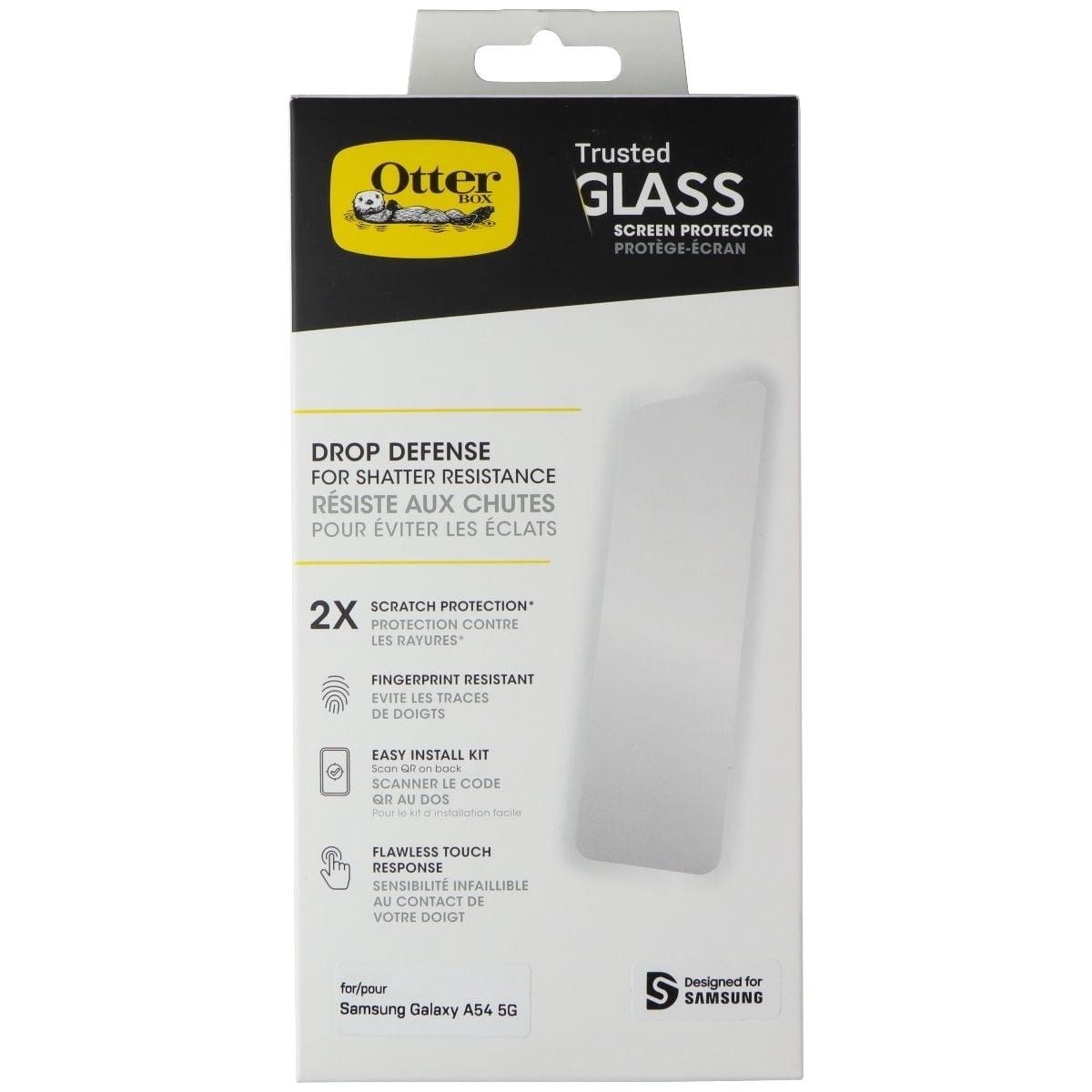 OtterBox Trusted Glass Screen Protector for Samsung Galaxy A54 5G ...