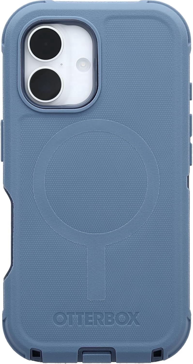 OtterBox iPhone 16 (Only) - Defender Series MagSafe Case - Baby Blue ...