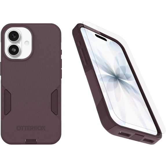 OtterBox iPhone 17 (Only) Bundle: Commuter Series MagSafe Case & Screen ...