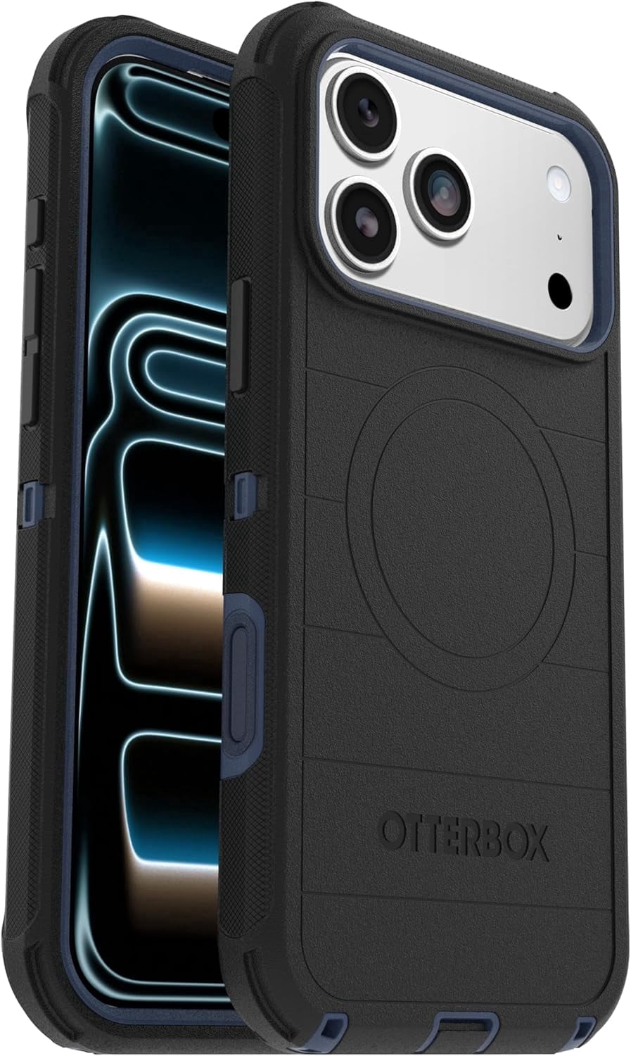 OtterBox iPhone 17 Pro (Only) - Defender Series Case - Black Shadow ...