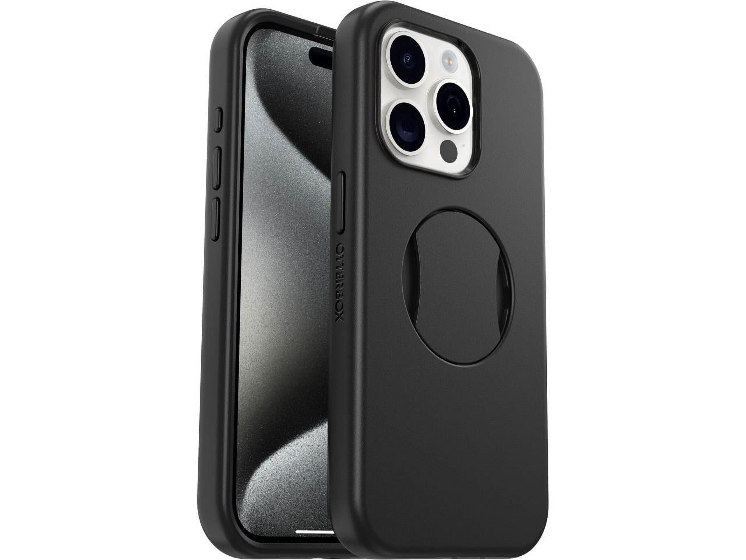 OtterGrip Symmetry Series for MagSafe Black iPhone 15 Pro Case 77-93131 ...