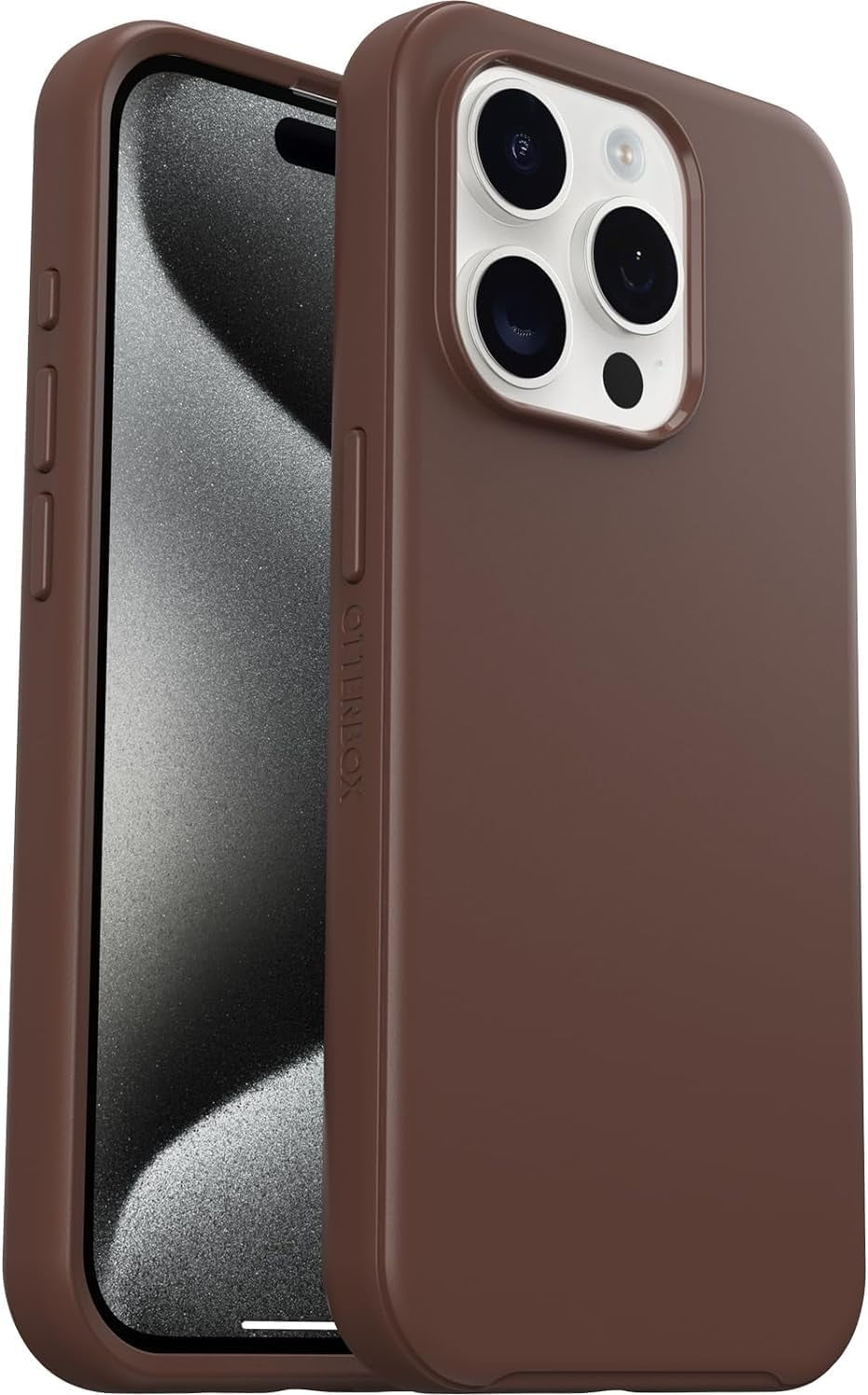 OtterBox Symmetry Series+ Case Wit MagSafe for iPhone 15 Pro, Chocolate ...