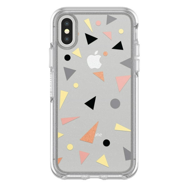 Otterbox Symmetry Series Clear Graphics Case for iPhone X, Confetti Pop ...