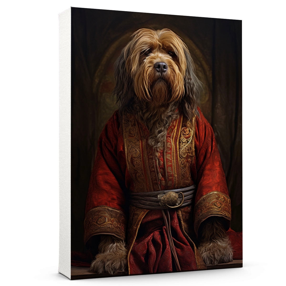 Otterhound Pet Portrait in a Royal Costume Dog in a Costume Portrait ...