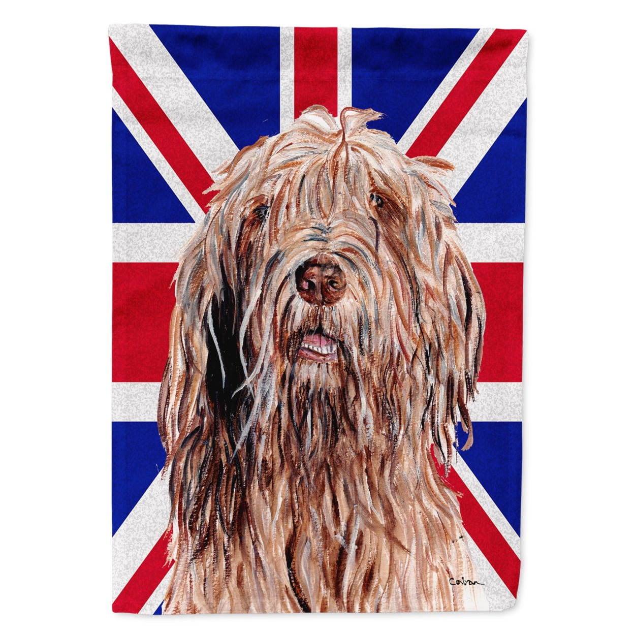 Otterhound with English Union Jack British Flag Garden Flag - Walmart.com