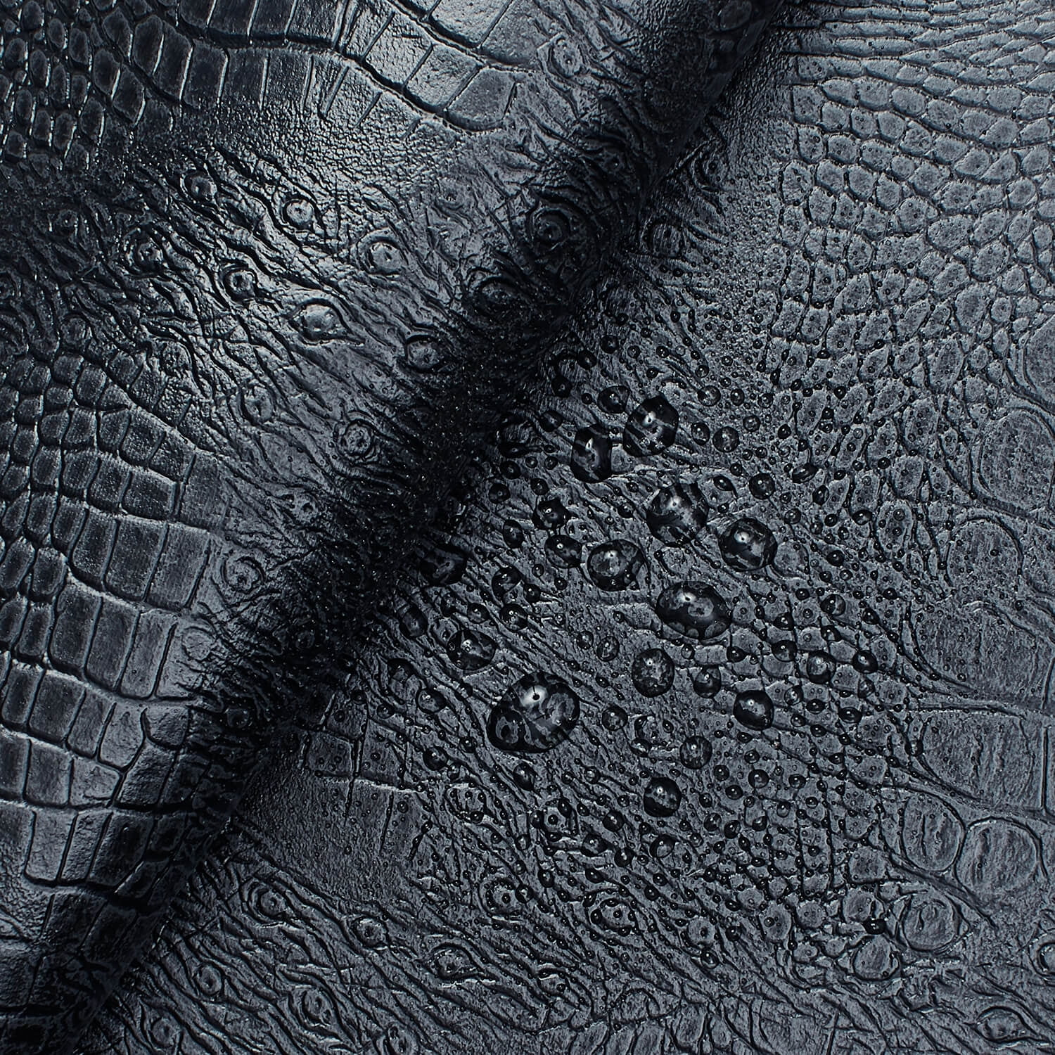 Ottertex® Alligator Vinyl Leather 56” PVC Polyester Waterproof Fabric ...