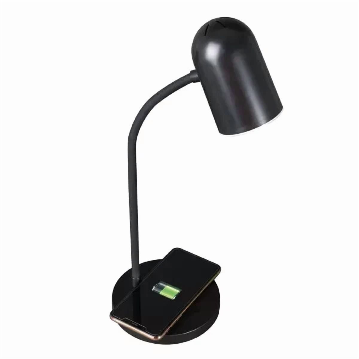 Ottlite Brody Wireless Charging Led Flexible Neck Dimmable Desk Lamp ...