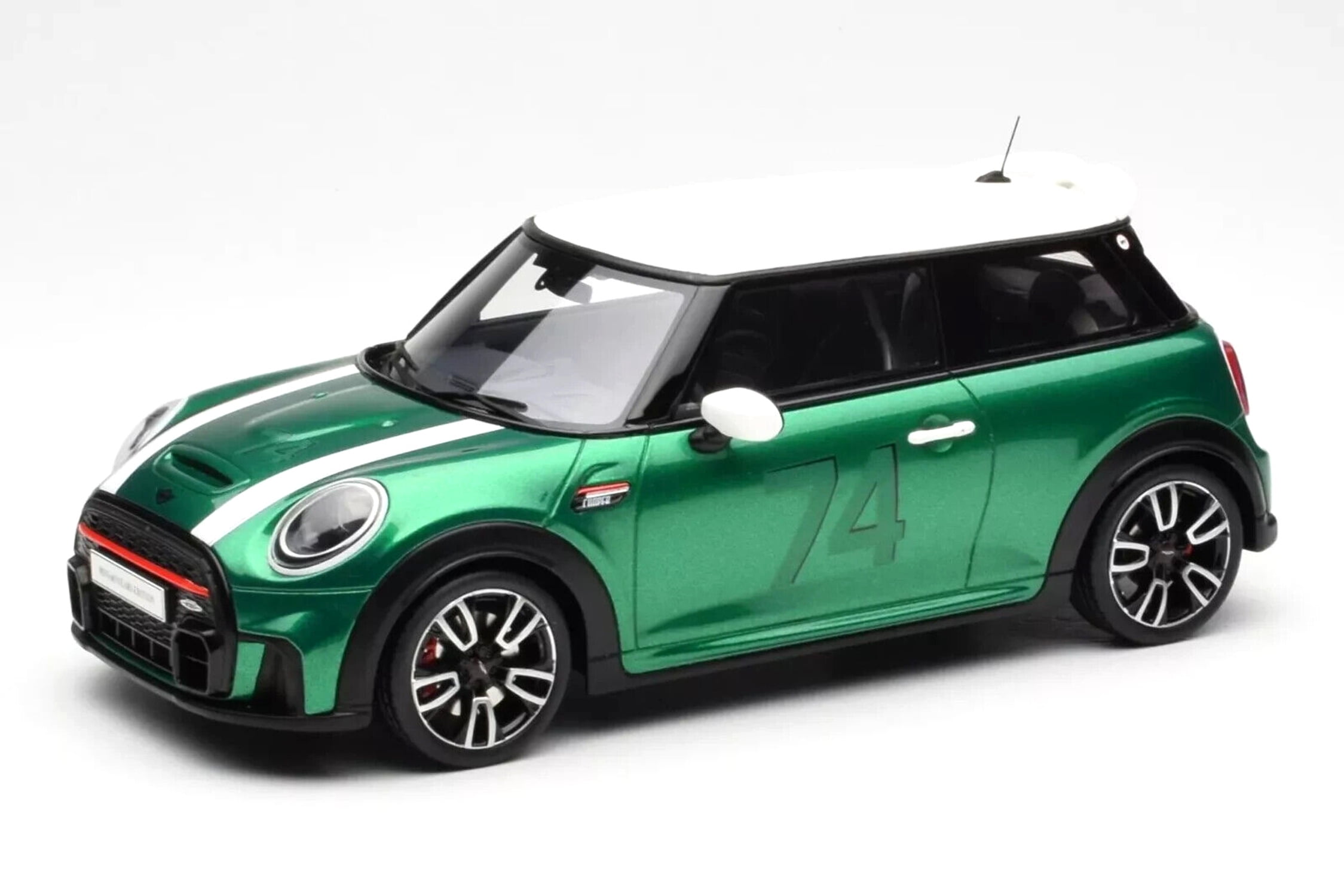 2023 Mini Cooper F56 JCW #74 British Racing Green with White Top and ...