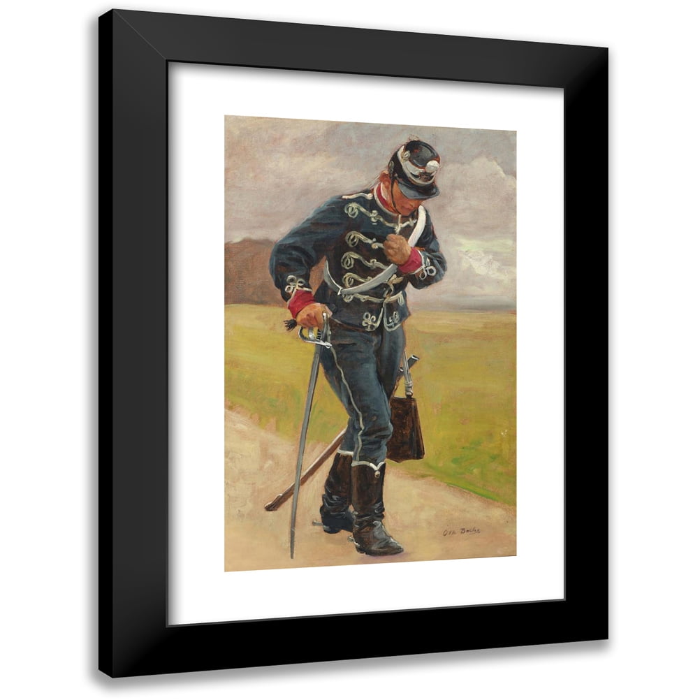 Otto Bache 16x24 Black Modern Framed Museum Art Print Titled - A ...