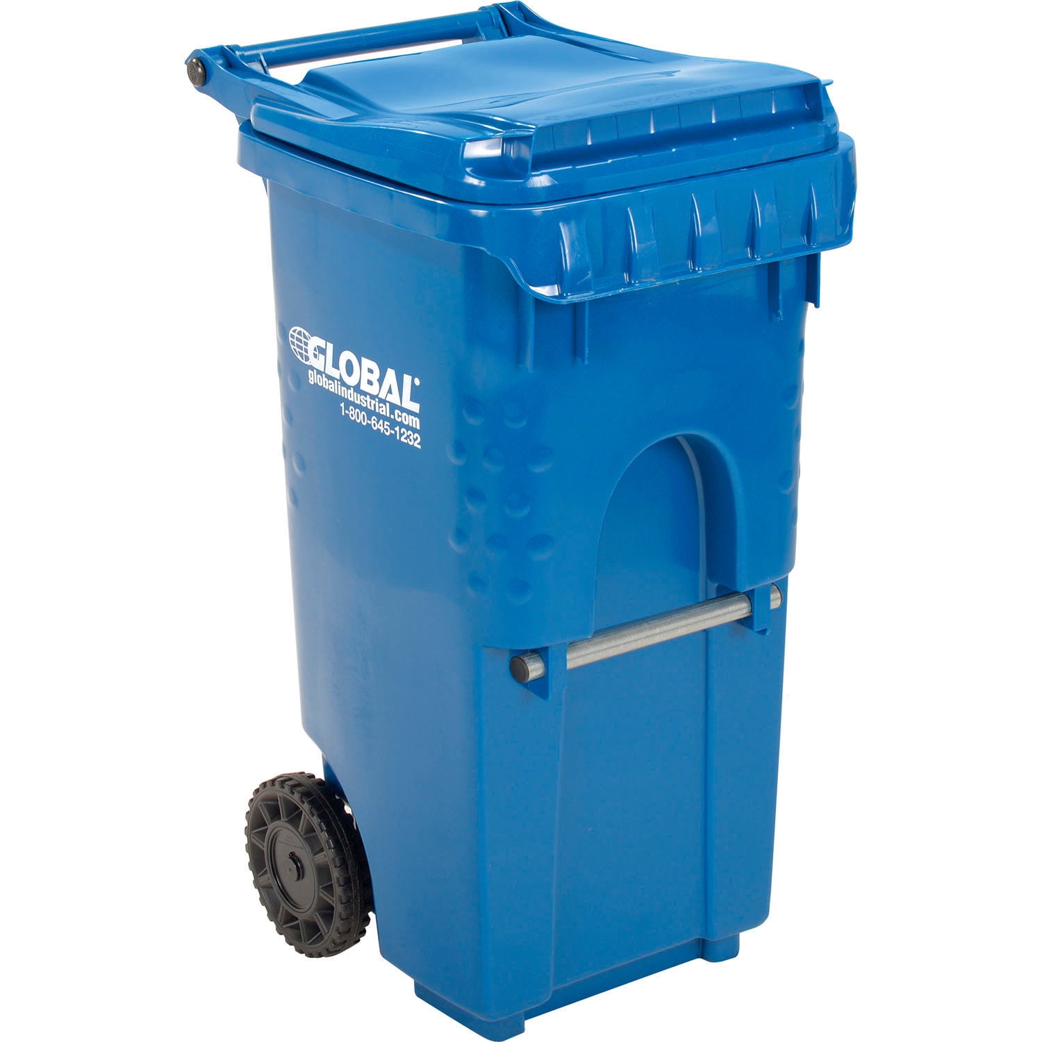 Global Industrial Heavy Duty 35 Gallon Outdoor Garbage Pail with Lid ...