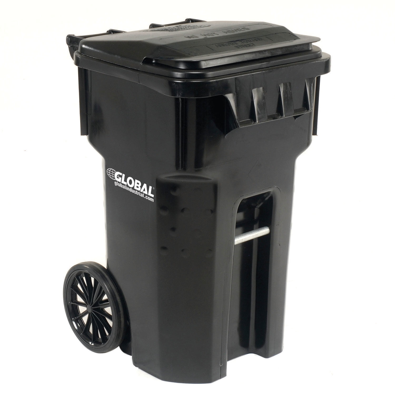 Otto Mobile Heavy Duty Trash Container, 65 Gallon, Black - Walmart.com