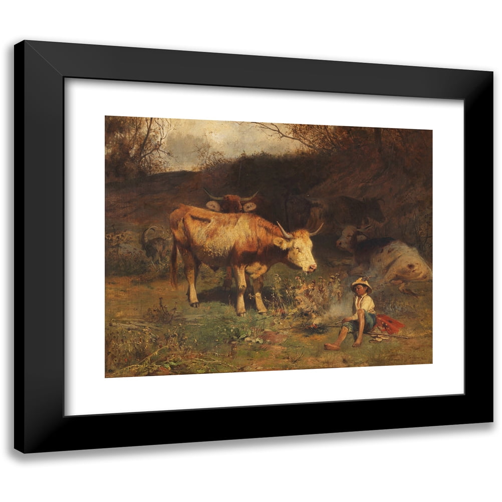 Otto Gebler 18x15 Black Modern Framed Museum Art Print Titled - Rest of ...