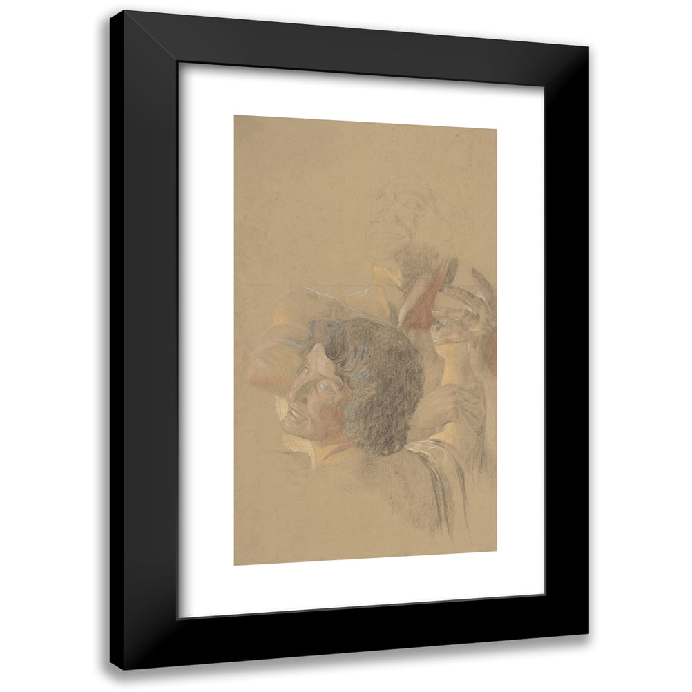 Otto Greiner 10x14 Black Modern Framed Museum Art Print Titled - A Male ...