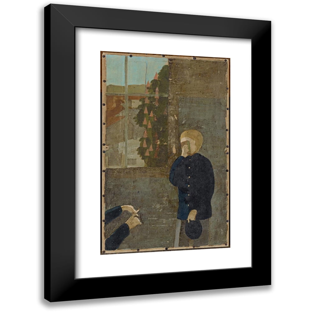 Otto Meyer-Amden 11x14 Black Modern Framed Museum Art Print Titled - Pollution of a Pupil in the ...