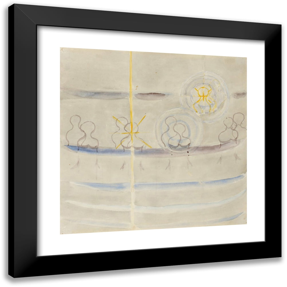 Otto Meyer-Amden 15x15 Black Modern Framed Museum Art Print Titled - Diary Leaf (1928-32 ...