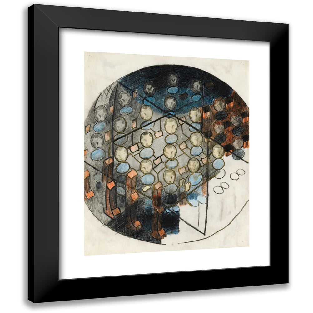 Otto Meyer-Amden 20x24 Black Modern Framed Museum Art Print Titled - In the Munster (Expectation ...