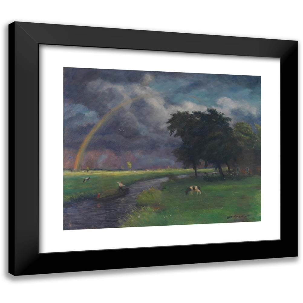 Otto Modersohn 17x15 Black Modern Framed Museum Art Print Titled ...