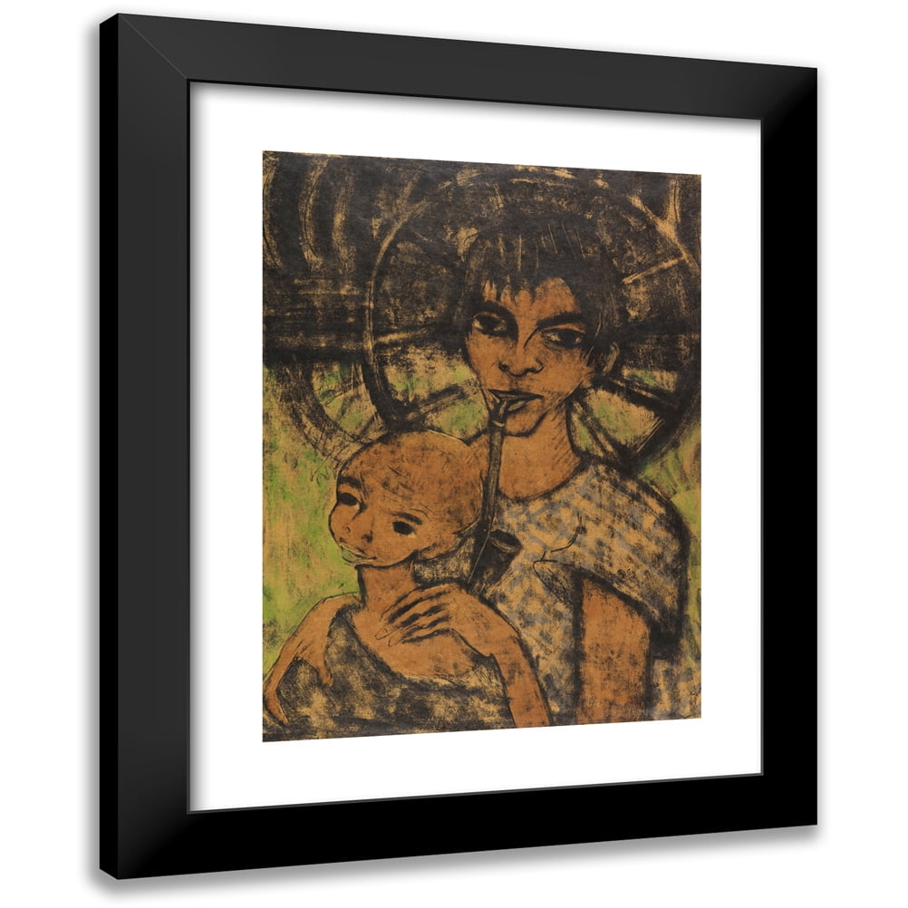 Otto Mueller 18x24 Black Modern Framed Museum Art Print Titled - Gypsy ...